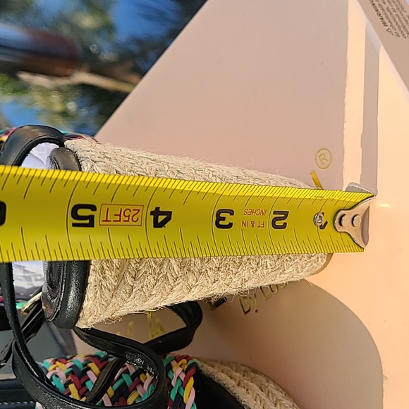 KAYLEEN By Los Angeles | Shoes | Nib Modcloth Kayleen Rainbow Woven ...